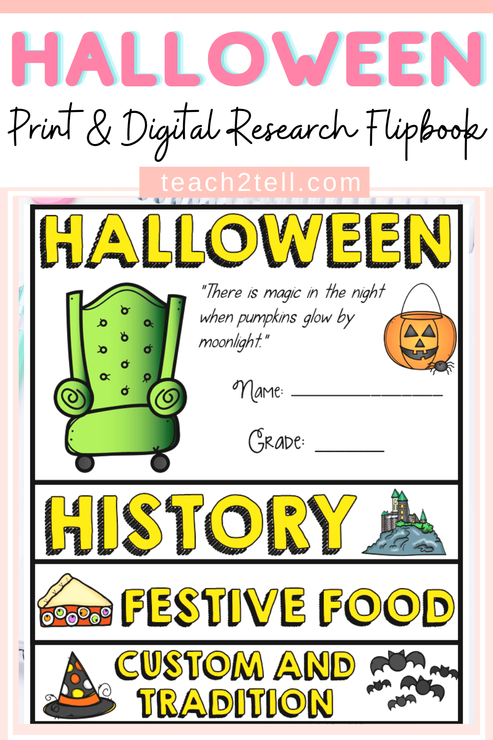Reading Comprehension Halloween Spooky Informative Informational Text