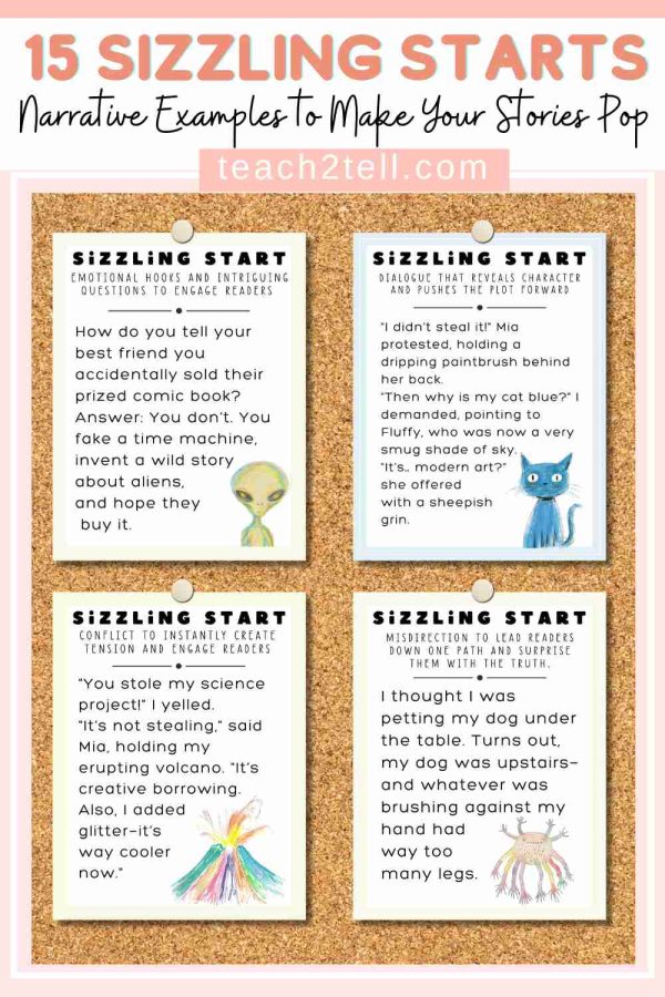 Sizzling Starts Narrative Examples: 15 Strong Leads