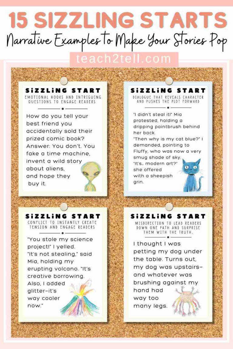 Sizzling Starts Narrative Examples: 15 Strong Leads