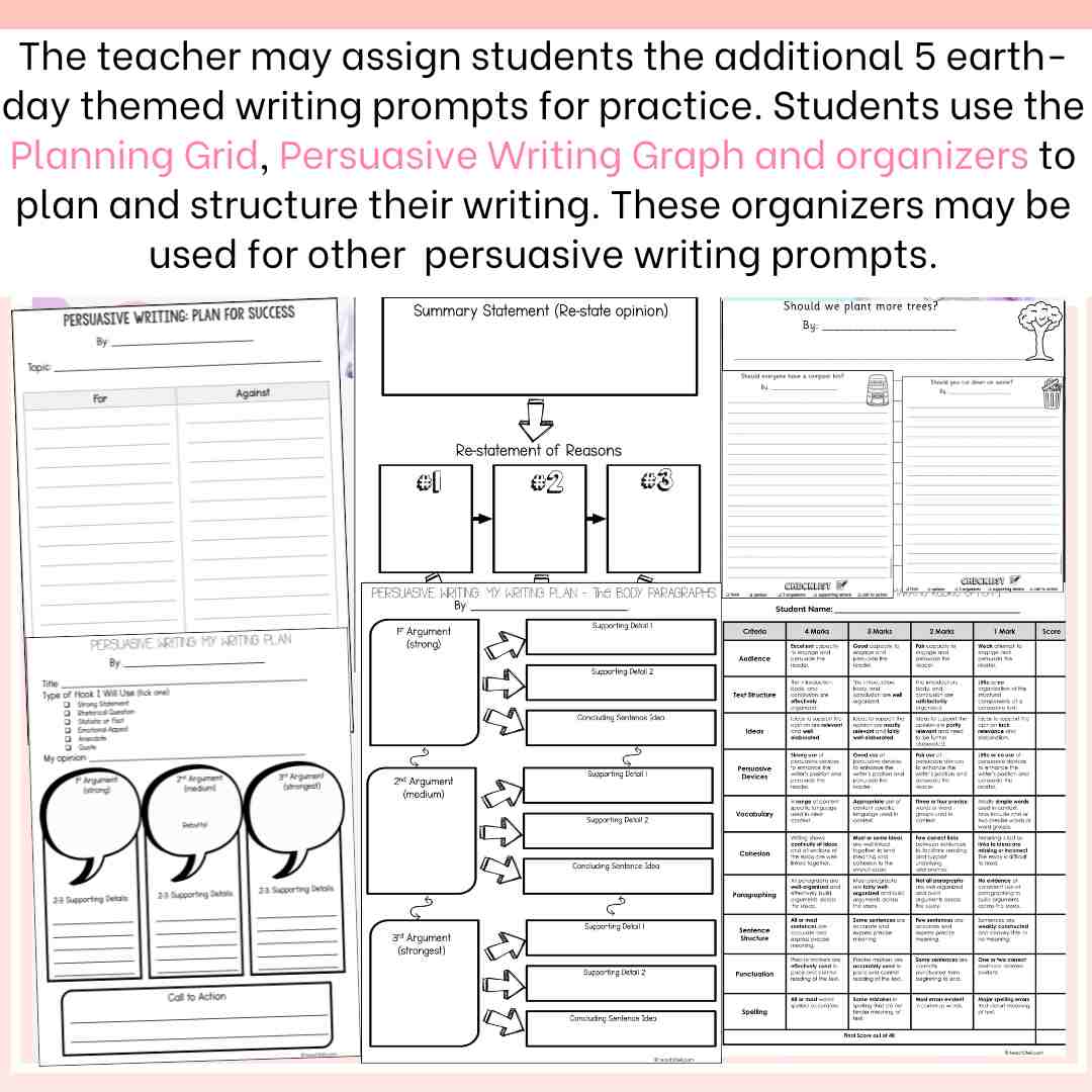 Best Earth Day Writing Activity-Opinion Writing For Kids
