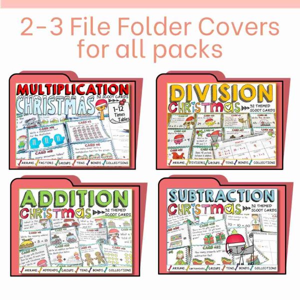 Number Sense Activities Bundle Fun Christmas Math