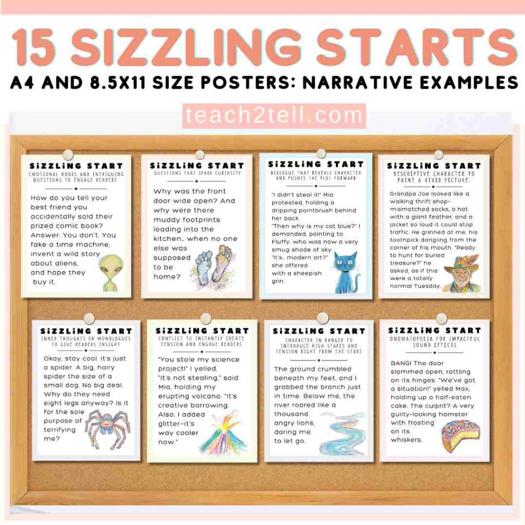 Sizzling Starts Narrative Examples: 15 Strong Leads
