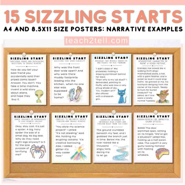 Strong Leads For Narrative Writing Sizzling Starts Free
