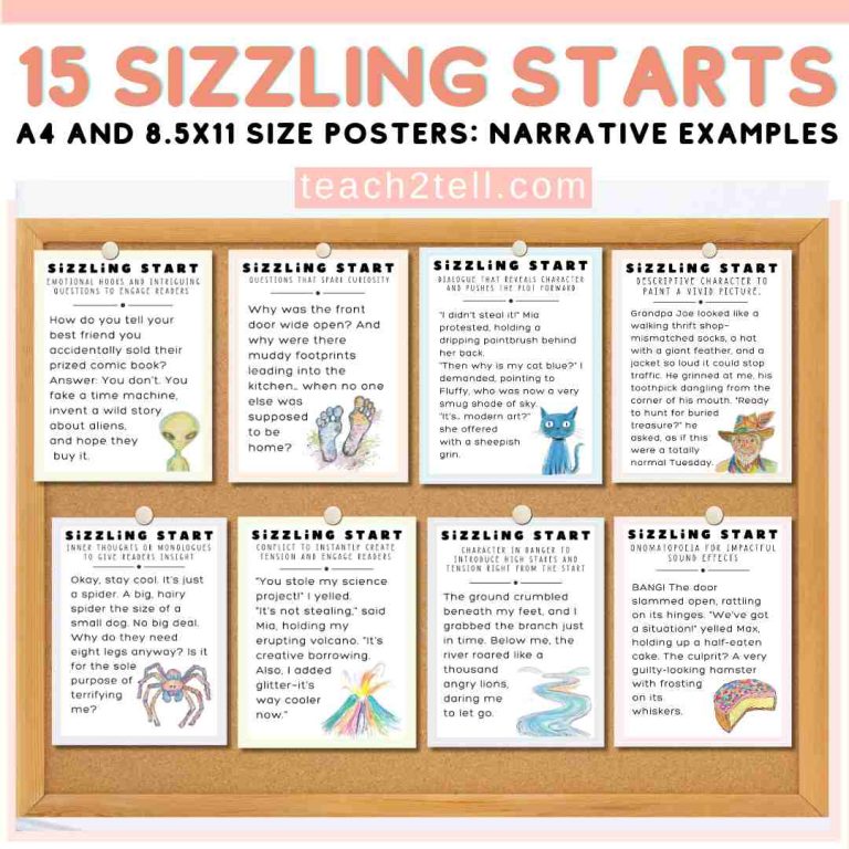 Sizzling Starts Narrative Examples: 15 Strong Leads