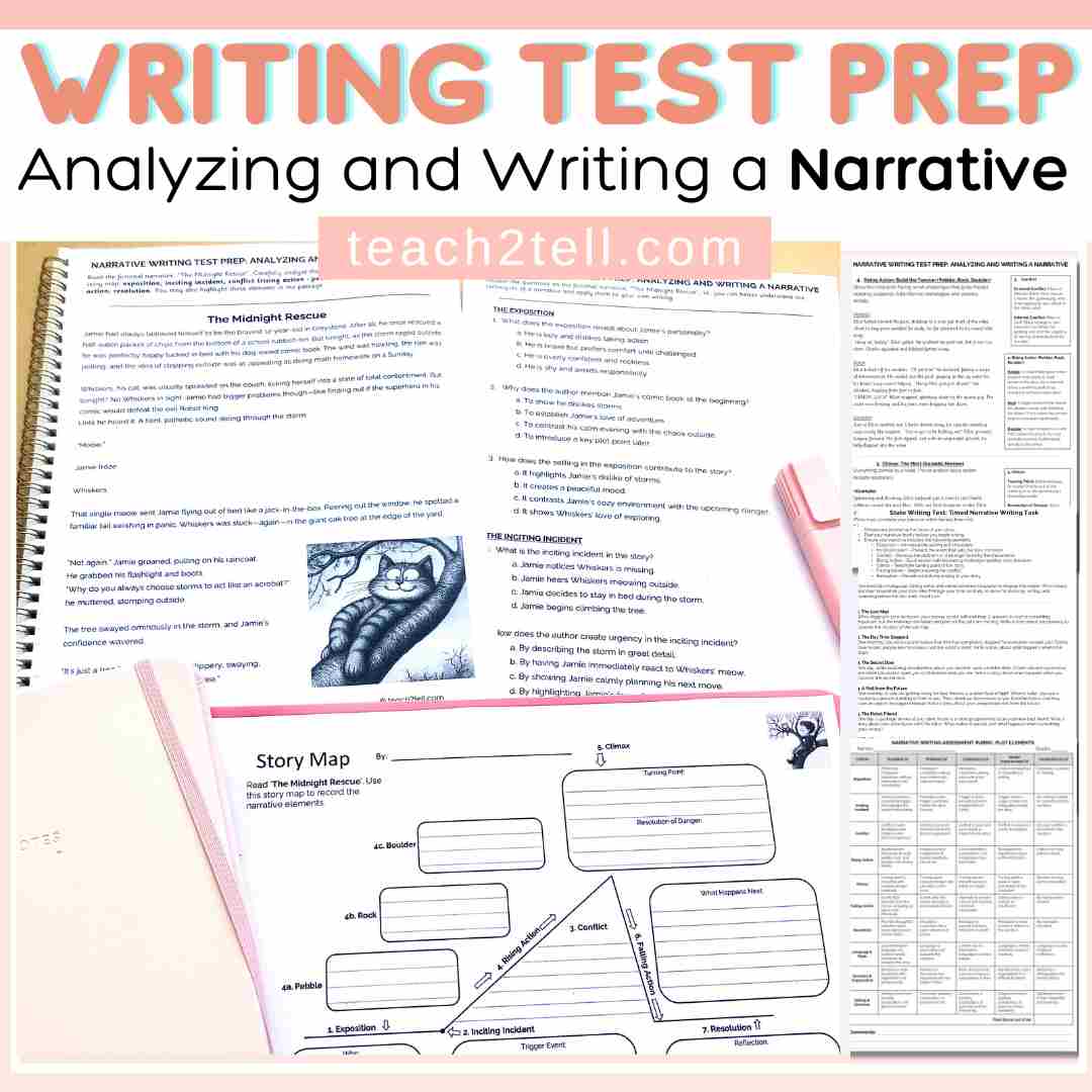 Narrative Writing - Printables and Digital Teaching Resources by Teach2Tell