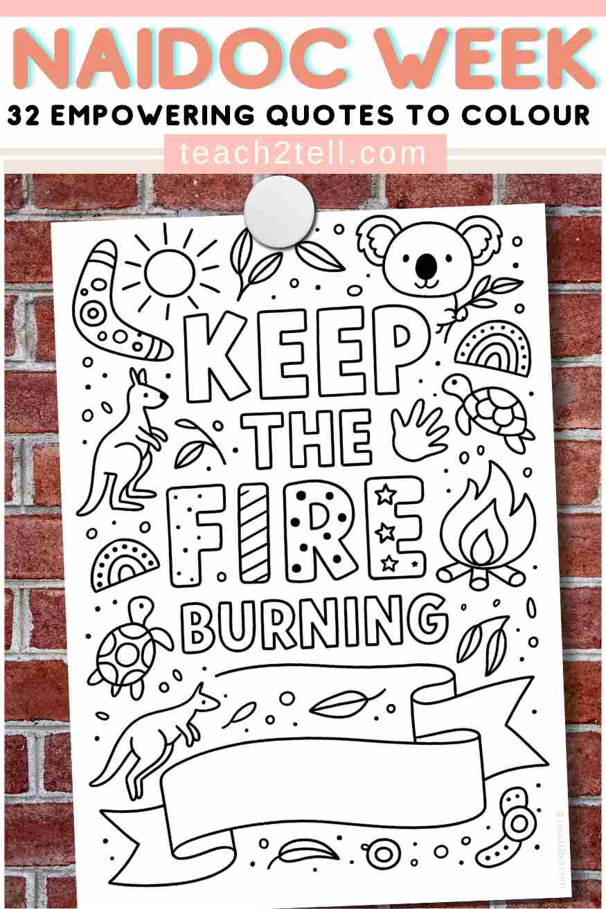 NAIDOC Week 2025 Activities: 32 Empowering Coloring Posters