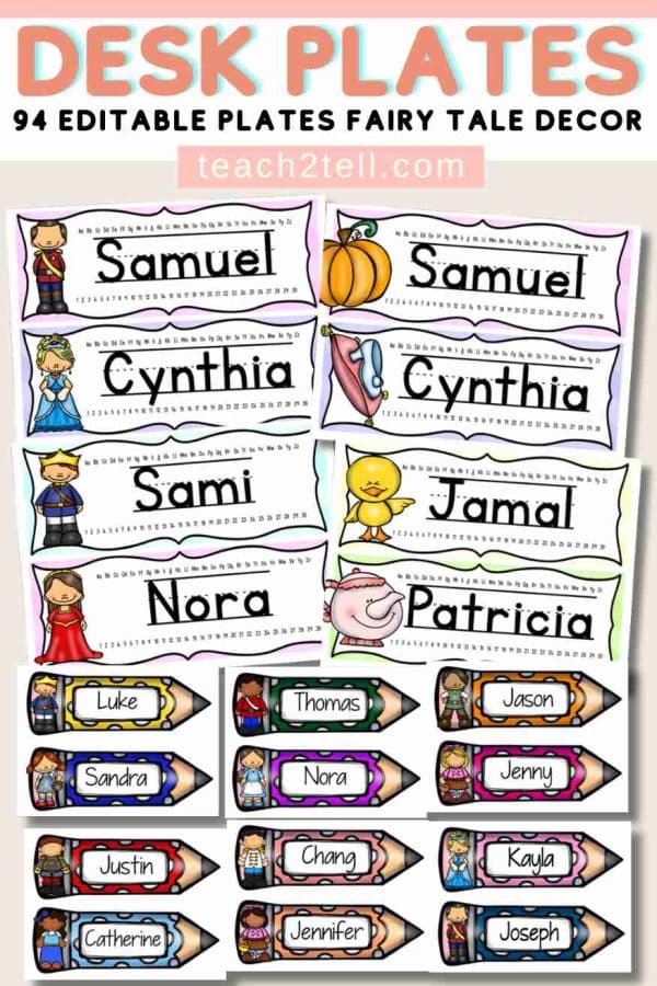 Classroom Decor Ideas: Fairy-Tale Theme with Growth Mindset