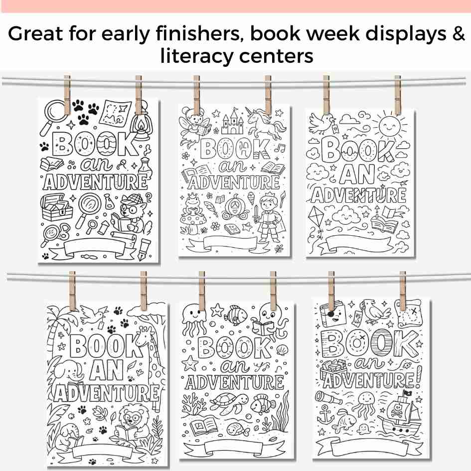 CBCA 2025 Book Week Colouring Pages