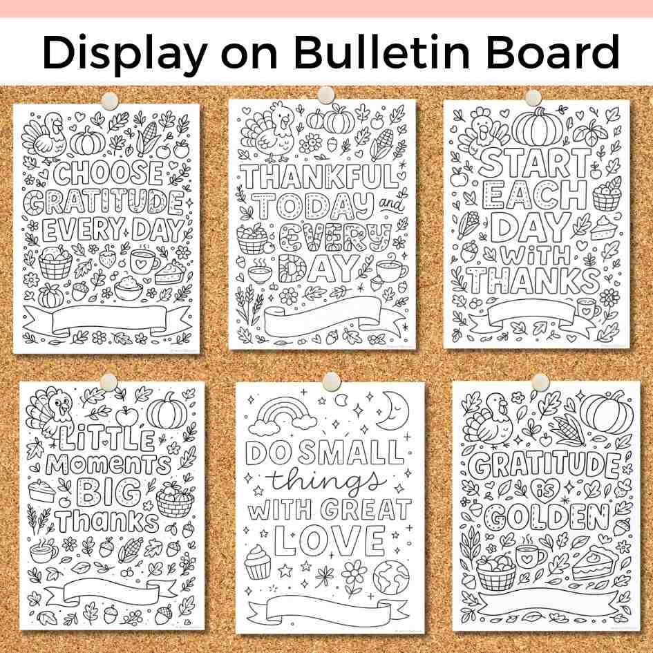 Thanksgiving Coloring Pages