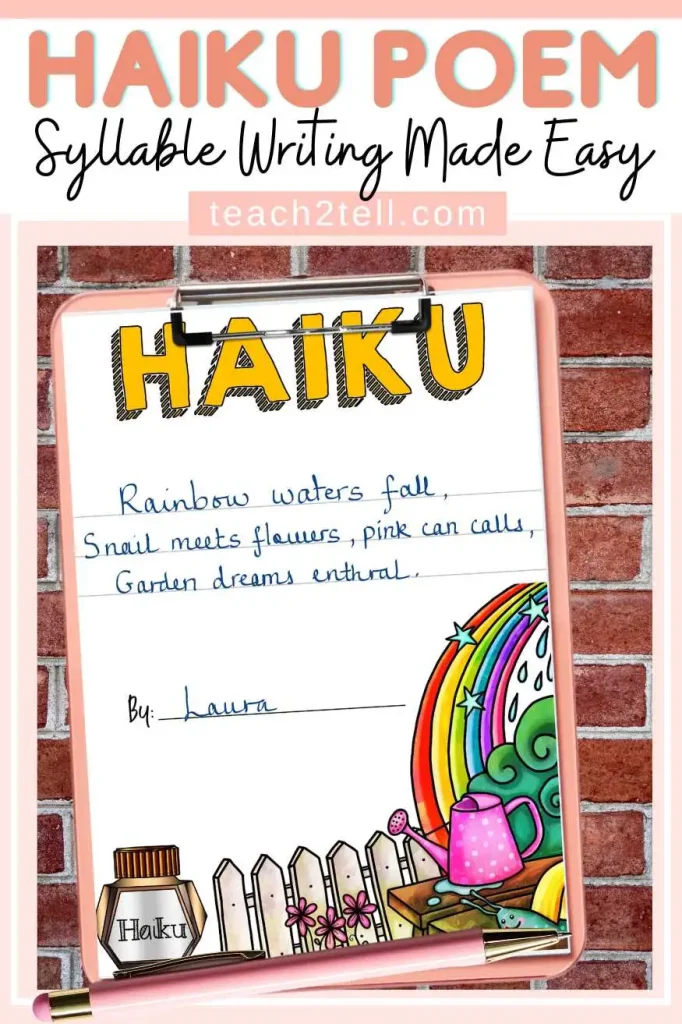Types of Poems for Kids: Examples, Writing Prompts, and Classroom Ideas