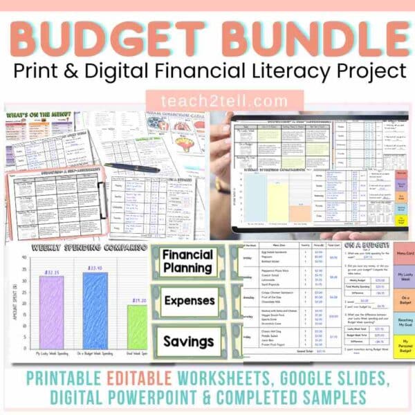 Budgeting Activities Bundle Financial Literacy Math